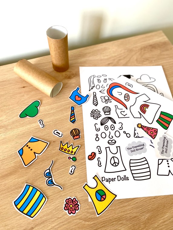 DIY Paper Dolls With Toilet/Paper Towel Cardboard Rolls – The ...